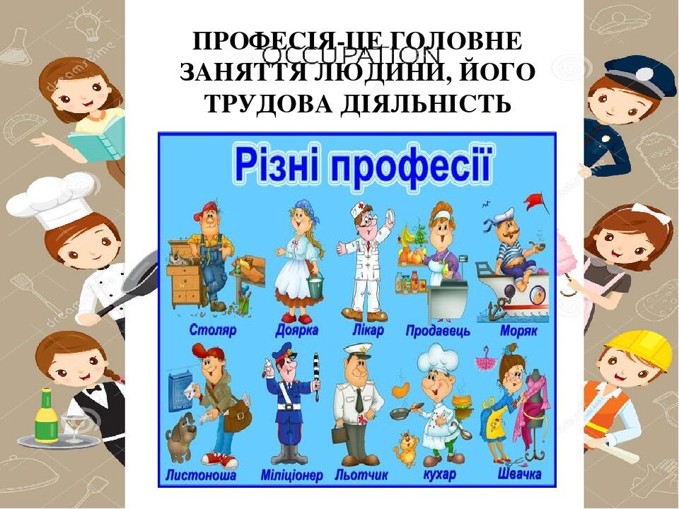 Презентація на тему Які бувають професії Презентація Я
