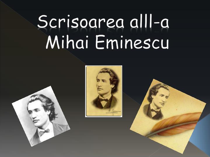 Mihai Eminescu ” Scrisoarea III