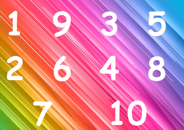 Перевірка знань з тем: "Numbers 1-10", "Colors"