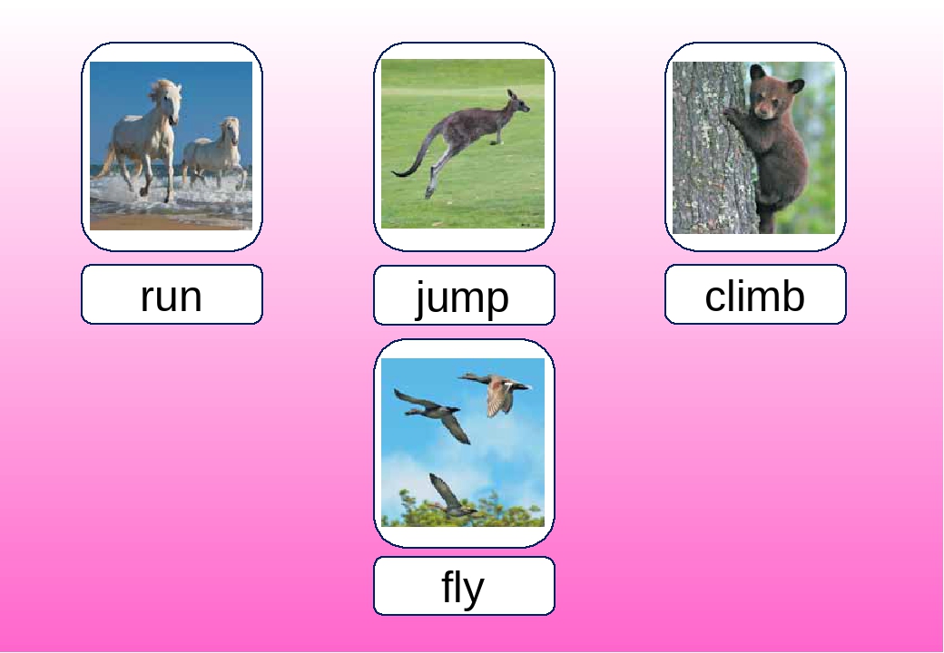 Презентація до теми I can run (Англійська мова, 1 клас)