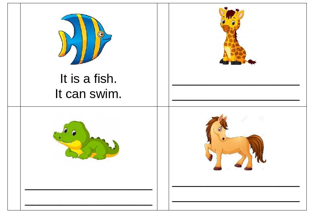 Презентація до теми Fish can swim (Англійська мова, 1 клас ...