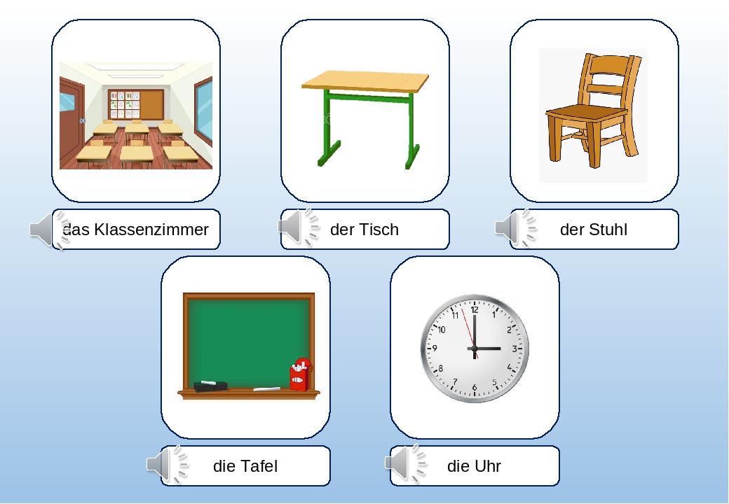 Презентація до теми Mein Klassenzimmer (Німецька мова, 1 клас)