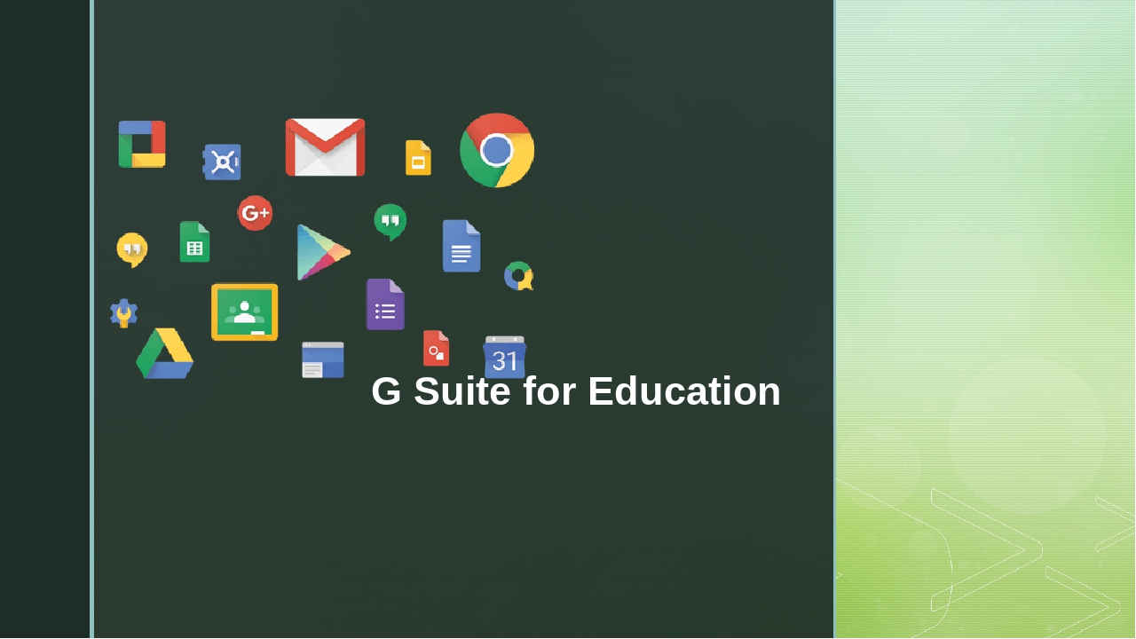 Презентація на тему G Suite for Education