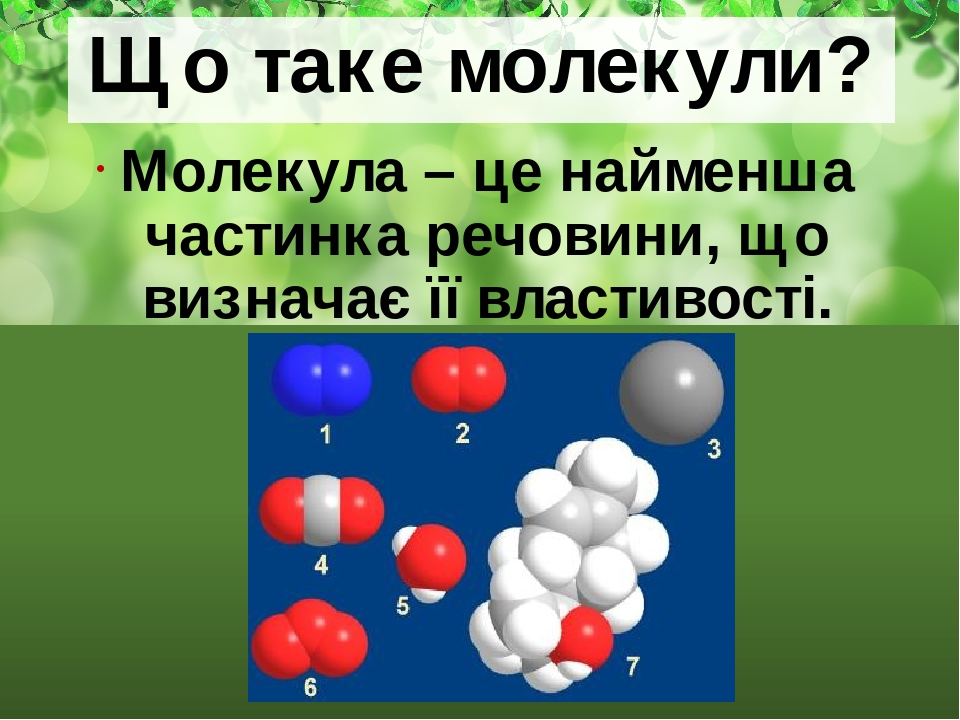Презентація "Атоми й молекули. Дифузія"