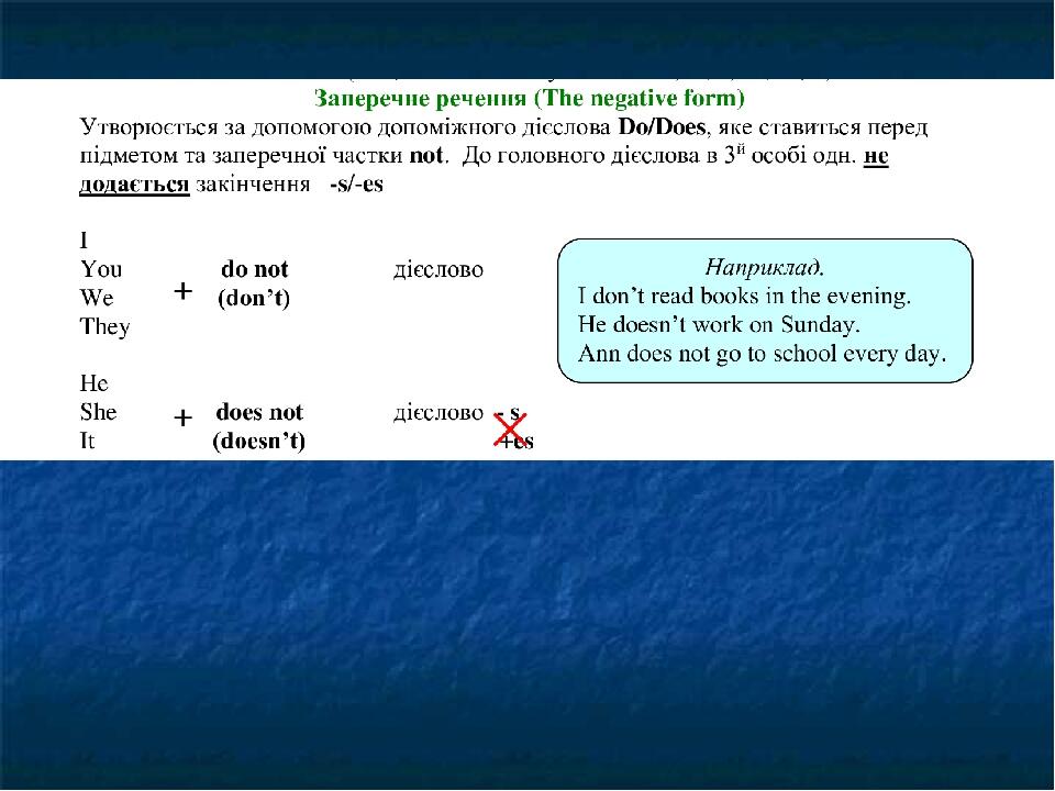 Презентація для пояснення утворення "Present Simple" | Презентація ...