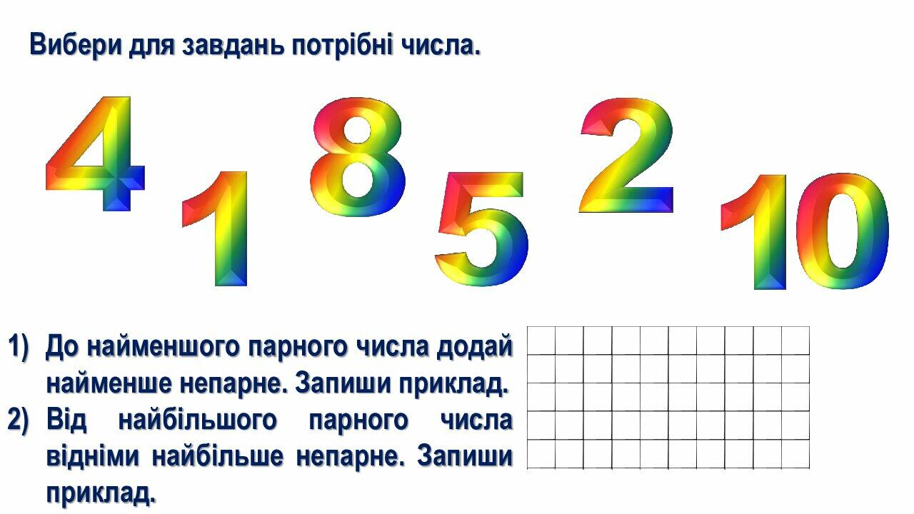 Презентація "Поняття "пара". Парні й непарні числа. Лічба парами ...