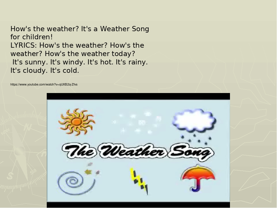"The Seasons and the Weather"