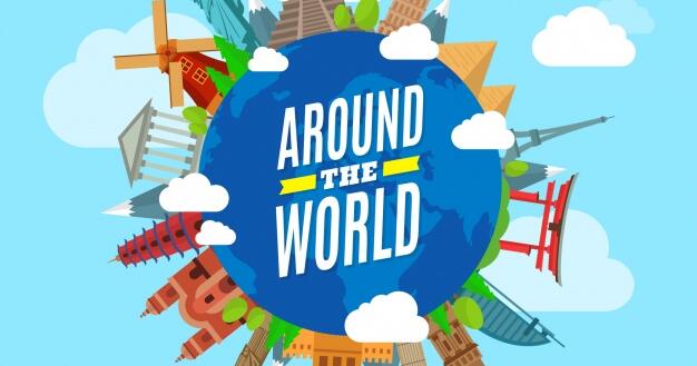 Presentation to the lesson on the topic: "AROUND THE WORLD. GRAMMAR ...