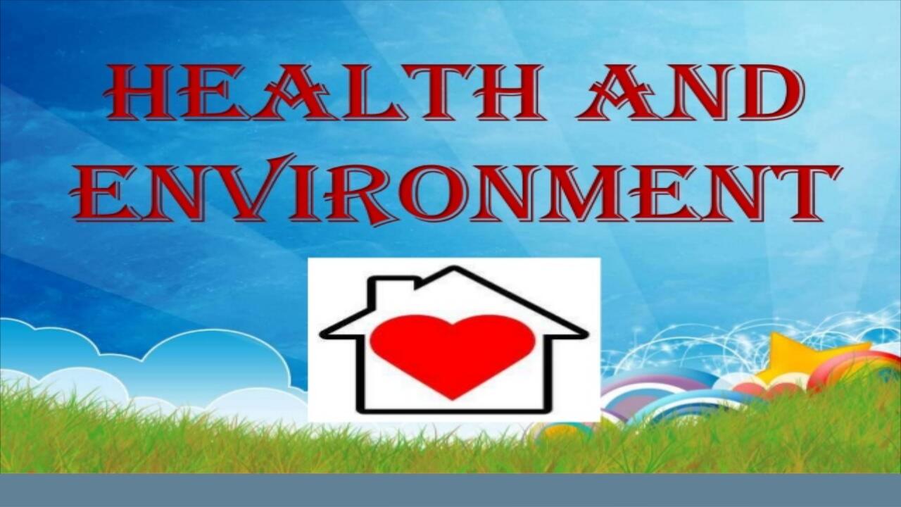 Presentation about: Health and Environment | Презентація. Інноваційні ...