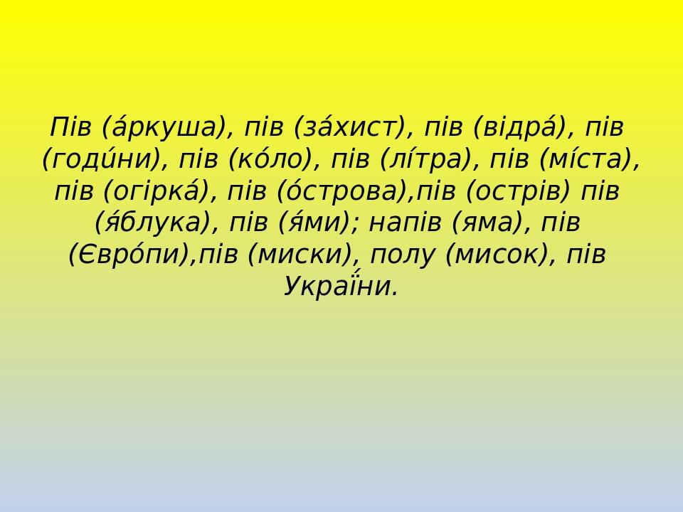 Презентація Написання складних іменників Презентація Українська мова