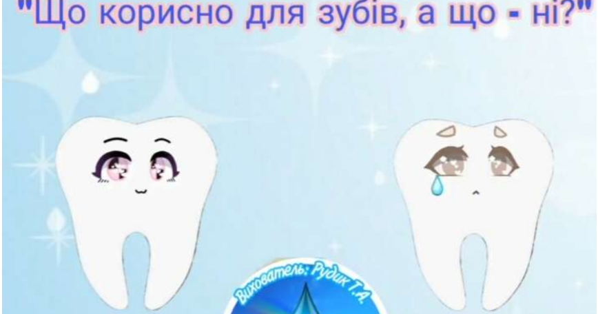 Дидактична гра «Що корисно і що шкідливо для зубів Гра