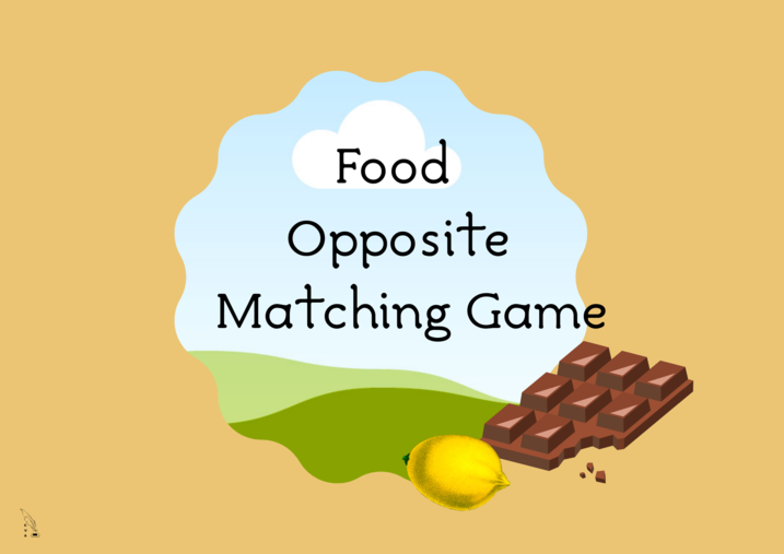 Food Opposite Matching Game