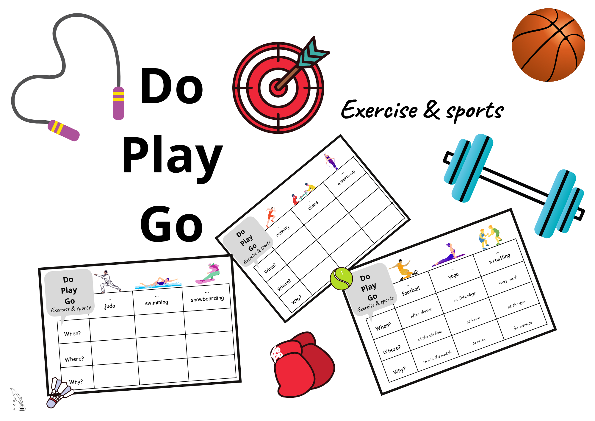 Do-Play-Go Sport Activities Worksheets | Інші методичні матеріали ...