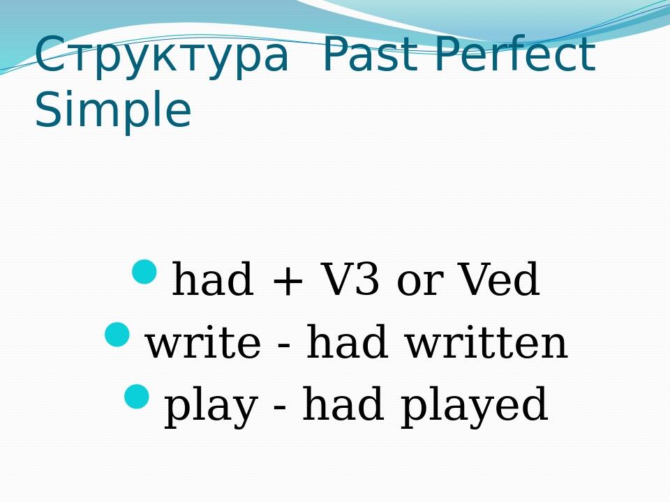 Презентація до вивчення теми "Past Perfect Simple" | Презентація ...